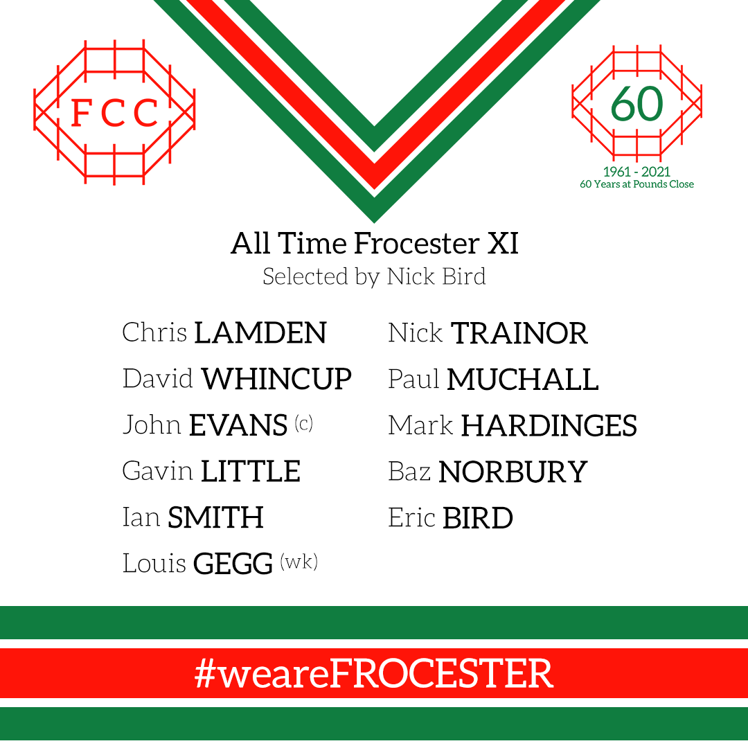 My All Time Frocester XI – Nick Bird – Frocester Cricket Club